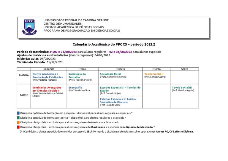 :: Programa de Pós-Graduação em Ciências Sociais da Universidade ...