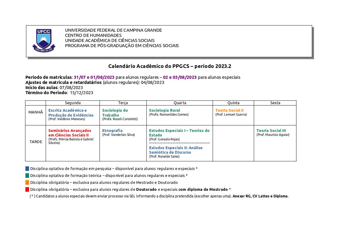 :: Programa de Pós-Graduação em Ciências Sociais da Universidade ...